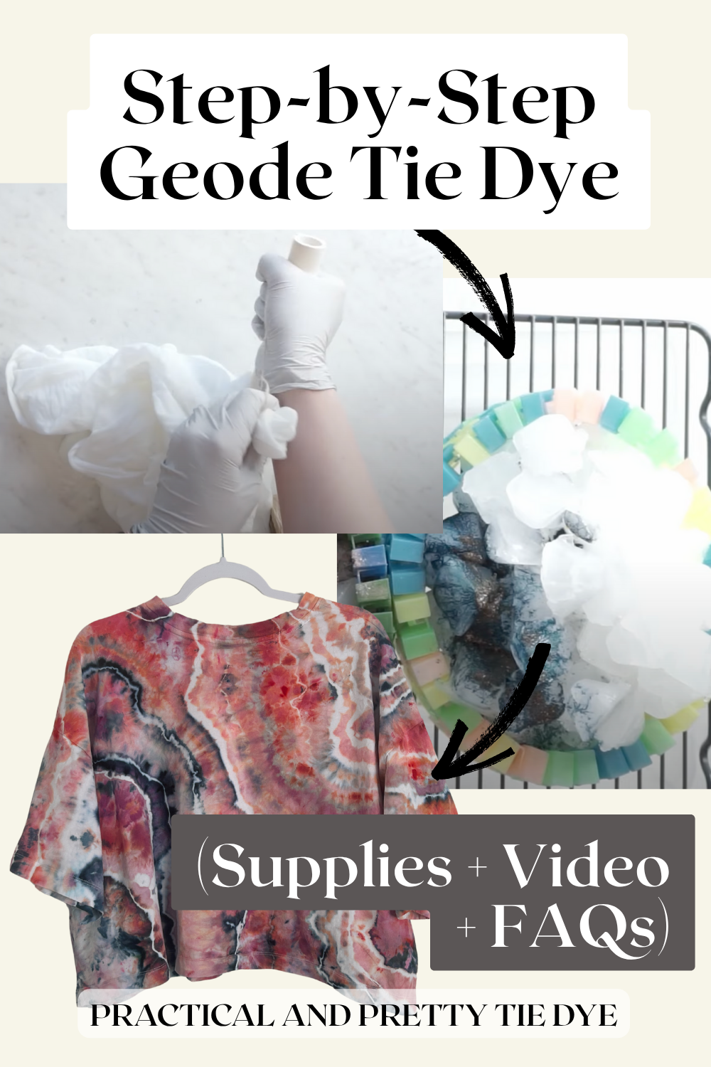 How to Geode Tie Dye (Guide for a Stunning Agate Look) - PRACTICAL & PRETTY