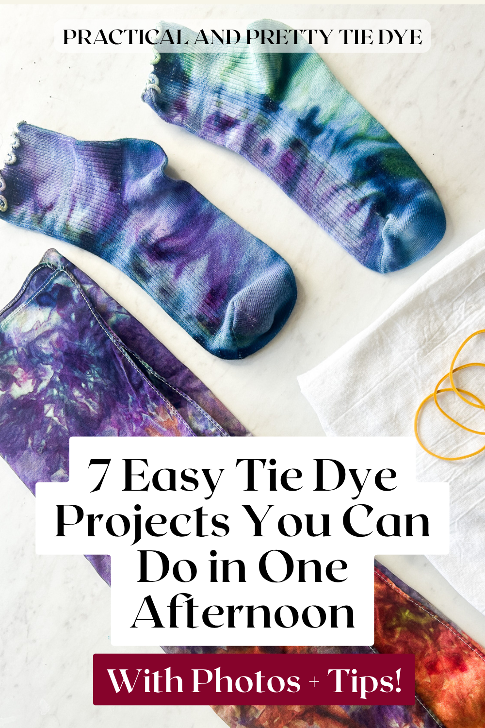 7 Easy Tie Dye Projects You Can Finish in One Afternoon - PRACTICAL ...