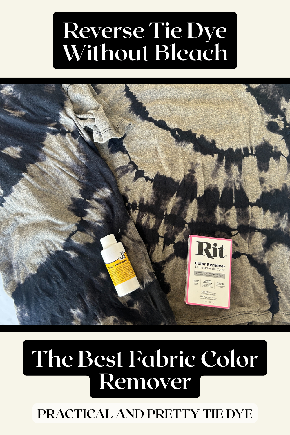 The Best Fabric Color Remover: Rit vs Jacquard (Side-by-Side Test ...